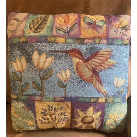 The Tapestry Double Sided Hummingbird Flowers Depop