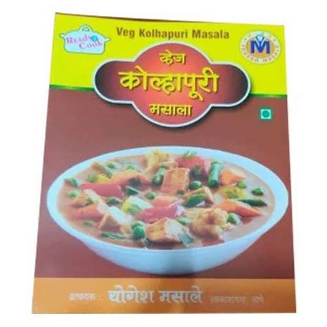 Veg Kolhapuri Masala Packaging Size 50g At ₹ 28 Packet In Mumbai Id