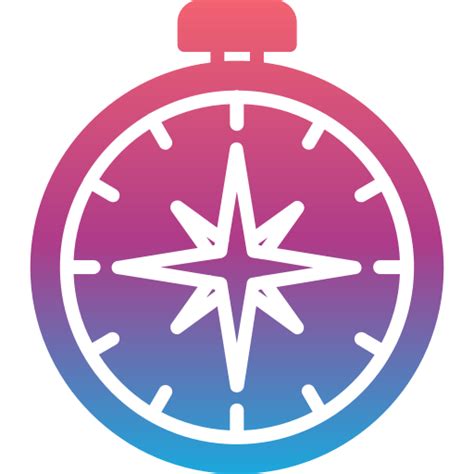 Compass Generic Flat Gradient Icon