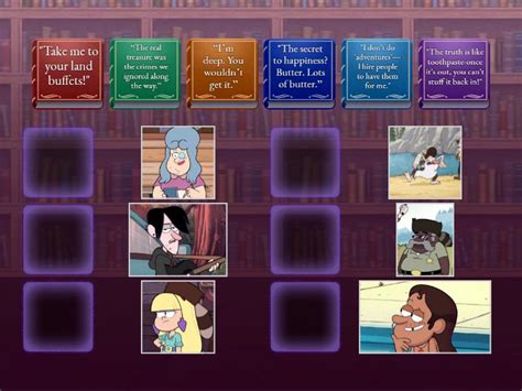 Gravity Falls Quotes Match Up