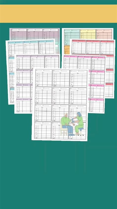 Personal Vitalsigns Log12 Patients Vital Signs Sheet Nurse Clinical