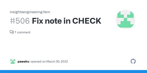 Fix Note In Check · Issue 506 · Insightsengineeringtern · Github