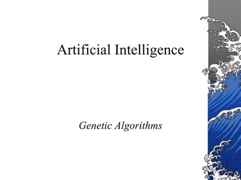 genetic algorithms ppt