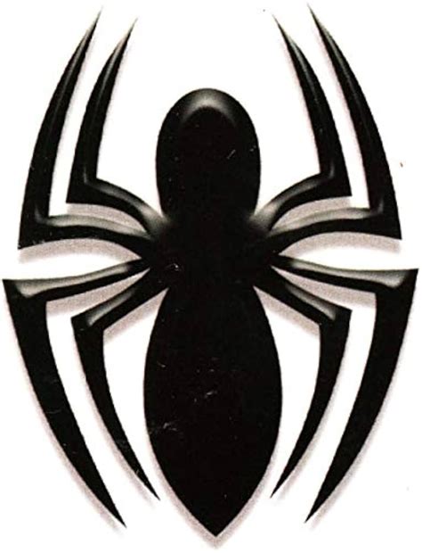 Ultimate Spiderman Symbol 3 Inch Ultimate Spider Man Black