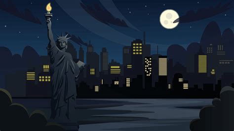 City Animation Backgrounds