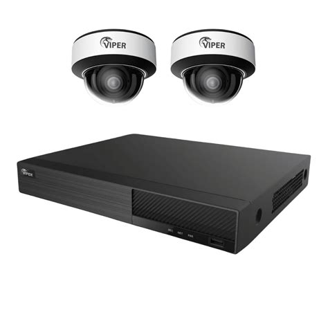 Viper 12mp Nvr 2 X 4k Motorised E3 Ai Vandal Dome Cameras Cryptsec