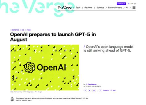 Openai To Release Next Generation Ai Gpt 5 In August 2025 Gigazine