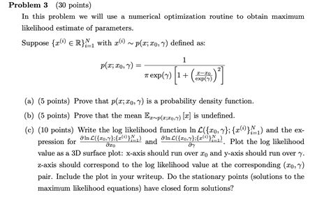 Problem 3 30 Points In This Problem We Will Use A