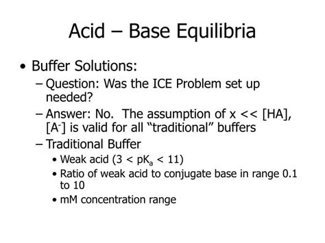 Ppt Acid Base Equilibria Powerpoint Presentation Free Download Id3898684