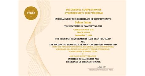 Selam Isaias On Linkedin Cybersecurity • Selam Isaias • Cydeo Elevate