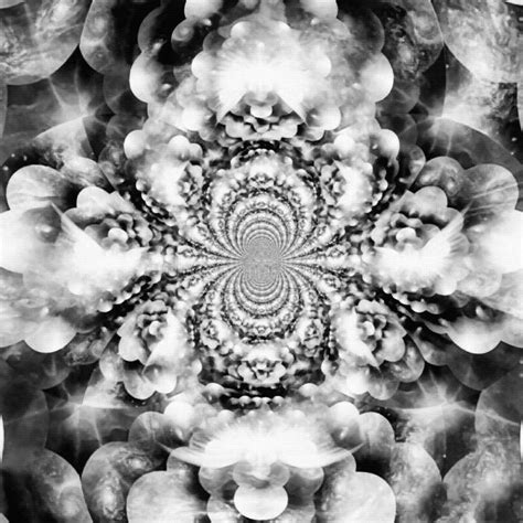 Optical Illusion Fractal Stock Illustration Illustration Of Curve