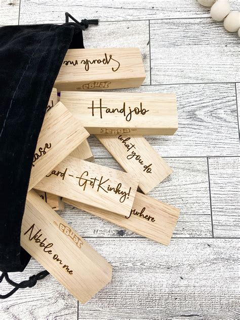 Naughty Adult Block Tower Game Couples Game Night Dirty Valentine S Gift Sexgame Date Night