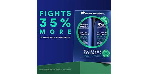 Head And Shoulders Clinical Strength Dandruff Defense Shampoo 2 Pack