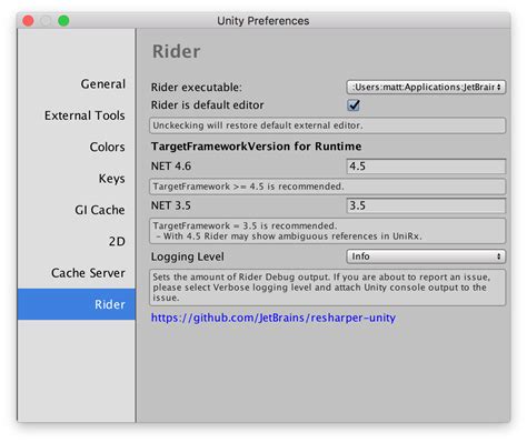 Rider 20173 And Unity The Net Tools Blog