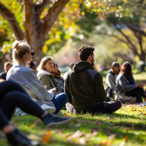 Free Outdoor Group Gathering Image Outdoors Park People Download