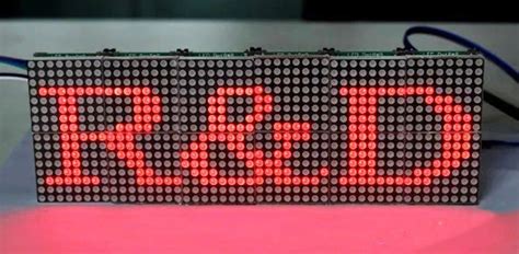 Led Dot Matrix Display Modul 32x16 Arduino Neu Gemäss Beschreibung