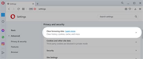 How To Flush Cookies And Cache In The Opera Browser