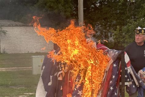 Brewster American Legion Hosts Flag Burning Ceremony The Globe News
