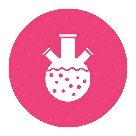 Premium Vector Three Neck Flask Vector Illustration