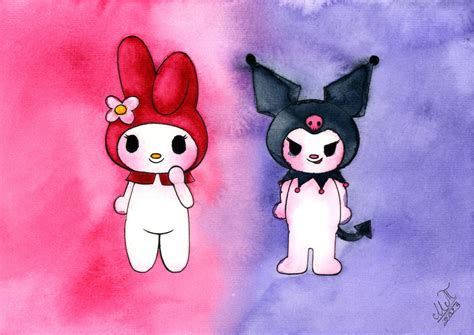 My Melody And Kuromi By Greenmarta On Deviantart