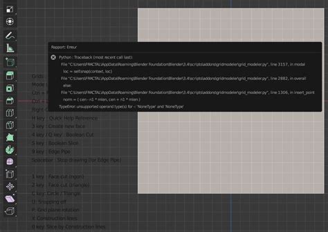 grid modeler draw on grids mesh released scripts and themes