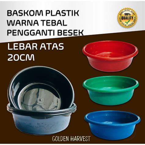 Jual Baskom Plastik Tebal Ukuran 20 Cm Kecil Shopee Indonesia