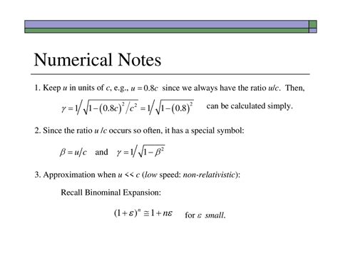 Slides On Numerical Notes University Physics Iii Phys 262 Docsity