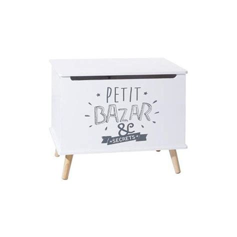Coffre à Jouet Rangement Enfant Coffre De Rangement Coffre En Bois