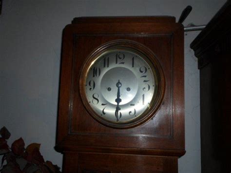 Pendula De Podea Stare Ca Noua An 1912 Ceas Vechi Vintage Junghans