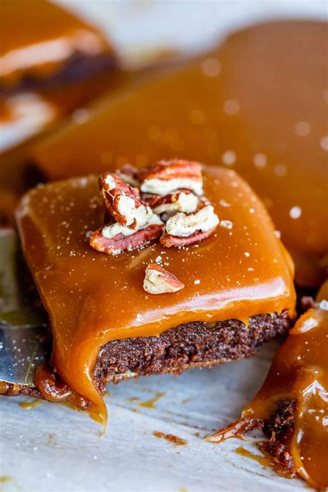 Homemade Salted Caramel Brownies The Food Charlatan