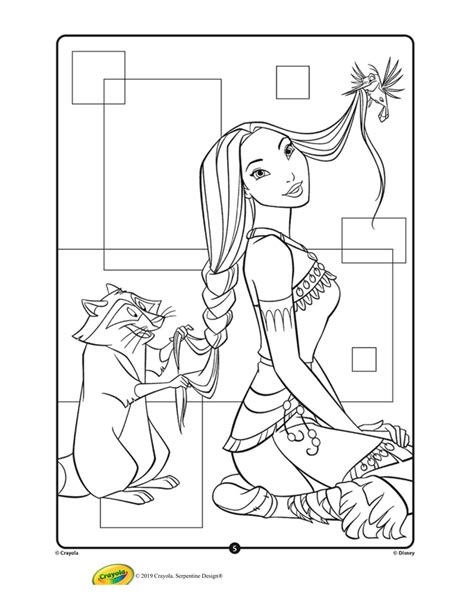 Disney Pocahontas Coloring Pages