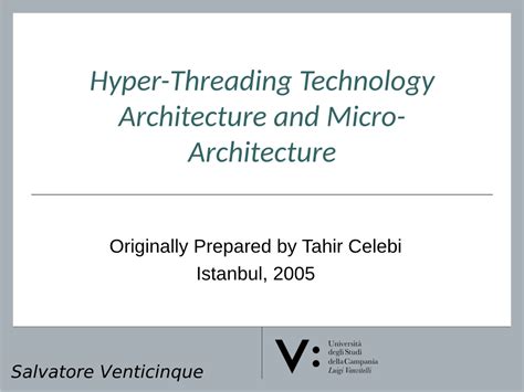 Hyper Threading Technology Architecture And Micro Architecture Docslib