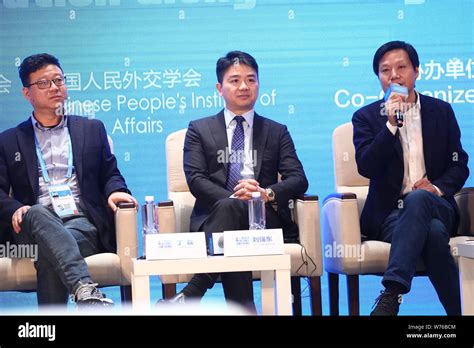 From Left William Ding Lei Ceo Of Netease Richard Liu