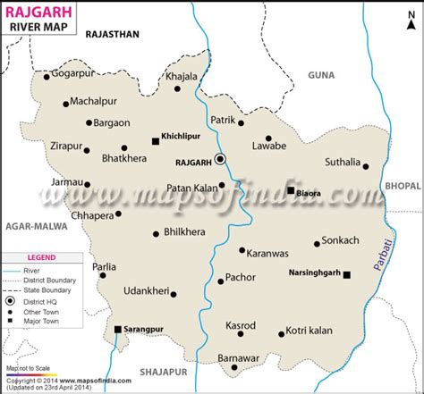 Rajgarh River Map