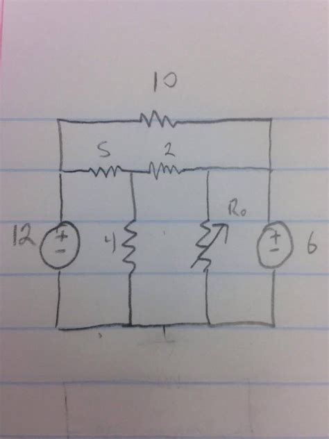 Solved The Variable Resistor In The Circuit Is Adjusted For Chegg
