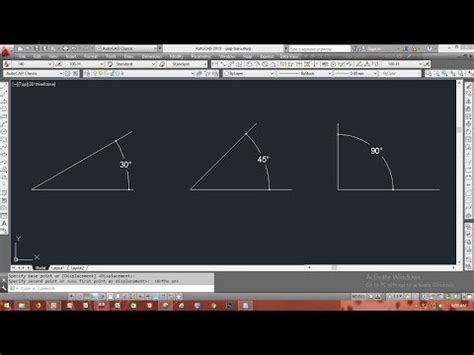 AutoCAD For Engineers Lesson How To Draw Angle In AutoCAD