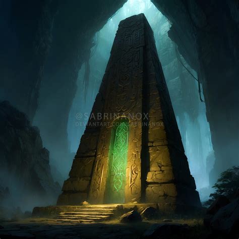 Lovecraft Yog Sothoth Obelisk By Sabrinanox On Deviantart