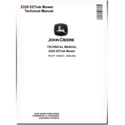 John Deere Z Trak Z525e Z535m Z535r Z540m And Z540r Zero Turn Mowers Sn From 010001