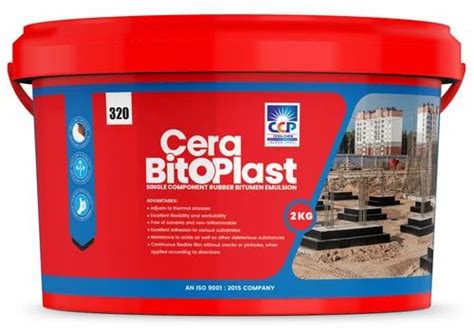 Cera Bitoplast Flexible Synthetic Rubber Bitumen Emulsion With