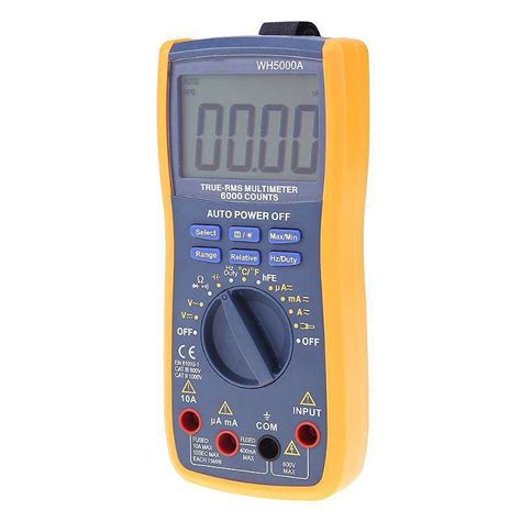 Wh5000a Digital Multimeter 6000 Counts With Usb Interface Auto Range With Backlight Magnet Ac Dc