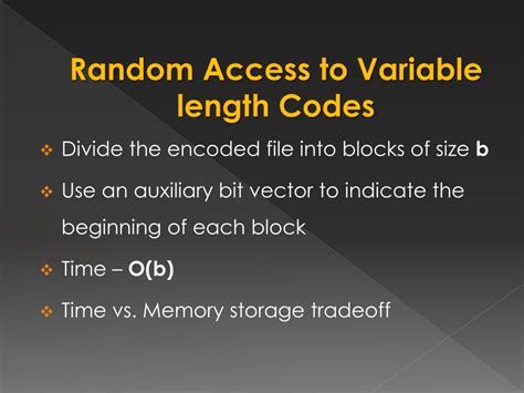 ppt random access to fibonacci codes powerpoint presentation free