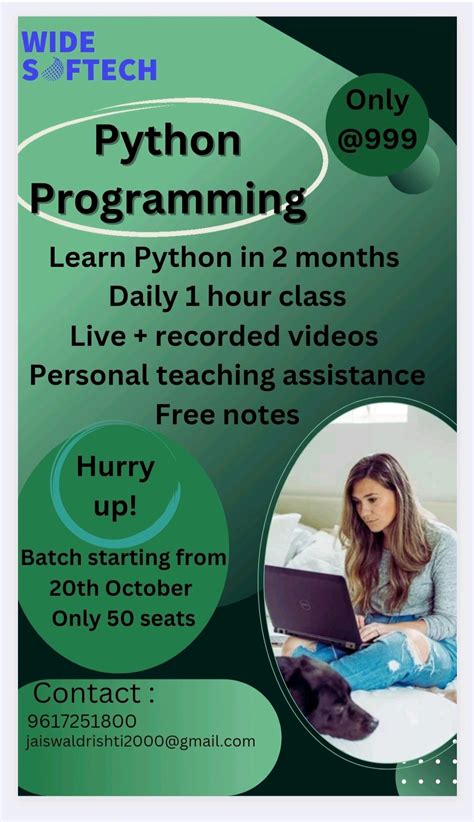 Drishti Jaiswal On Linkedin Nagpur Widesoftech Python Programming