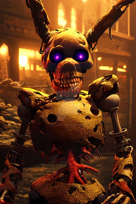 [ai Art] Burntrap Fnaf Security Breach By The Sanctuaire On Deviantart