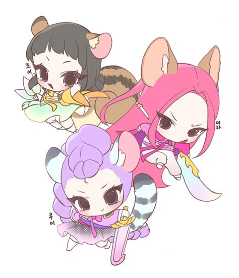 ⋮ ⌗ ┆ Little Huntrix Katarina And Lilith Fanart Lilith And Katrina
