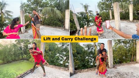 Lift And Carry Challenge Couples 🤣 Youtube