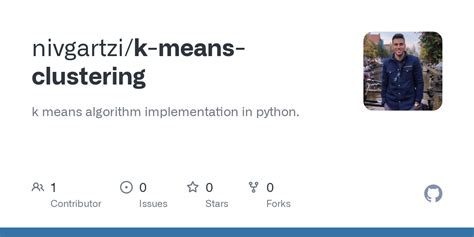 GitHub Nivgartzi K Means Clustering K Means Algorithm Implementation In Python