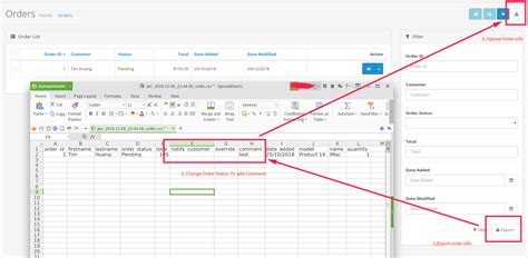 OpenCart Order Import Export OpenCart Order Import Export