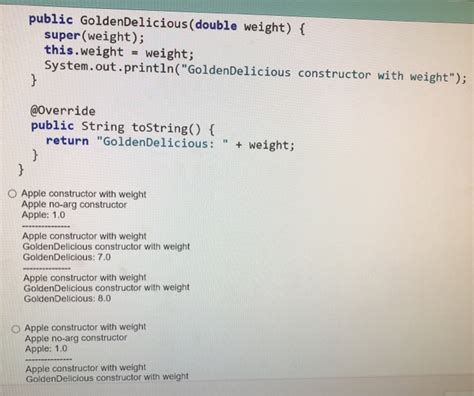 Solved Question 1 Constructors Are Not Inherited True O