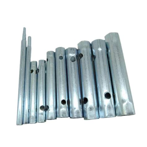 10x Plumbers Spanner Wrench Set Professional Hexagonal Threaded Sleeve