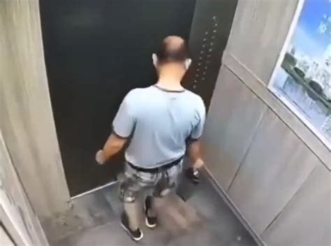Man Holding A Lithium Battery Device Explodes Inside The Elevator